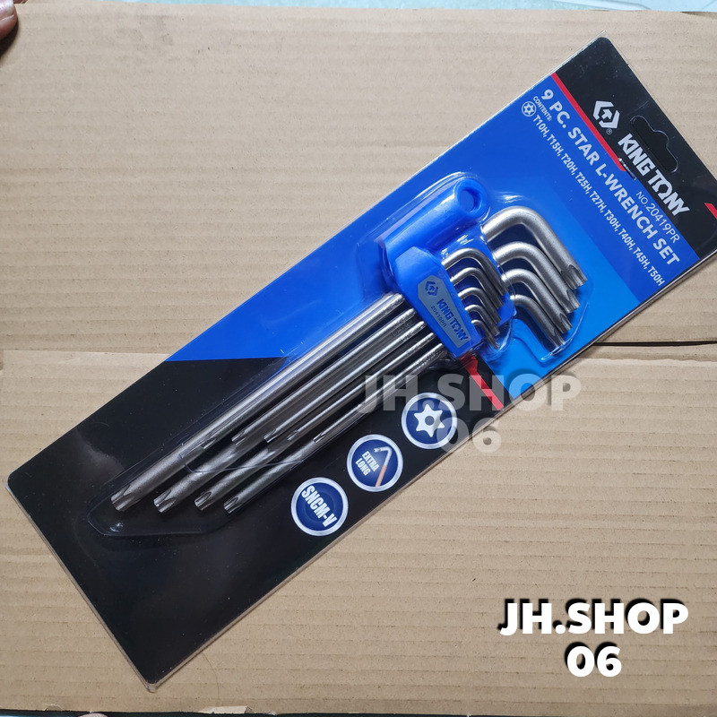 Bộ lục giác bông có lỗ 9 cây Kingtony 20419PR (T10-T50) | Shopee Việt Nam