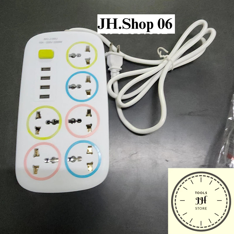 Ổ cắm điện đa năng, ổ điện chống giật J-06U - ổ cắm điện thông minh ...