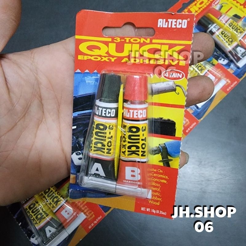 keo dán AB 2 thành phần quick epoxy adhesive Alteco 10g | Shopee Việt Nam