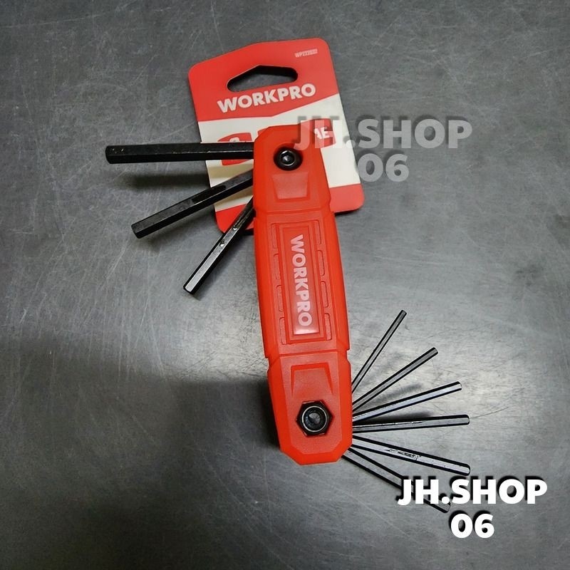 Bộ lục giác gấp gọn hệ inch (1 SET = 9 cái) Workpro - WP222032 | Shopee Việt Nam