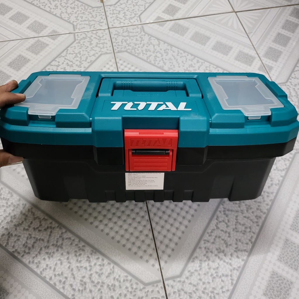 Hộp nhựa đựng công cụ TOTAL 14 inch khóa nhựa TPBX0141 | Shopee Việt Nam