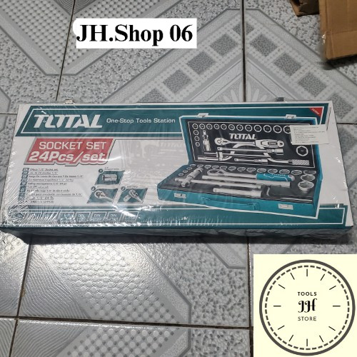 10-32mm Bộ tuýp 1/2" 24 chi tiết Total THT141253 | Shopee Việt Nam