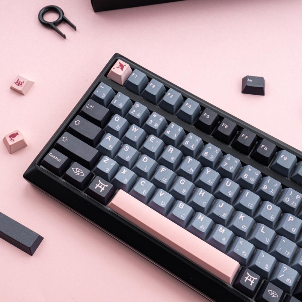 Keycap JTK Night Sakura Clone PBT Cherry Profile 130 nút - Vietgear.vn