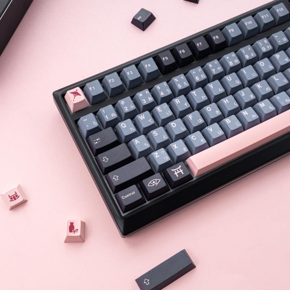 Keycap JTK Night Sakura Clone PBT Cherry Profile 130 nút - Vietgear.vn