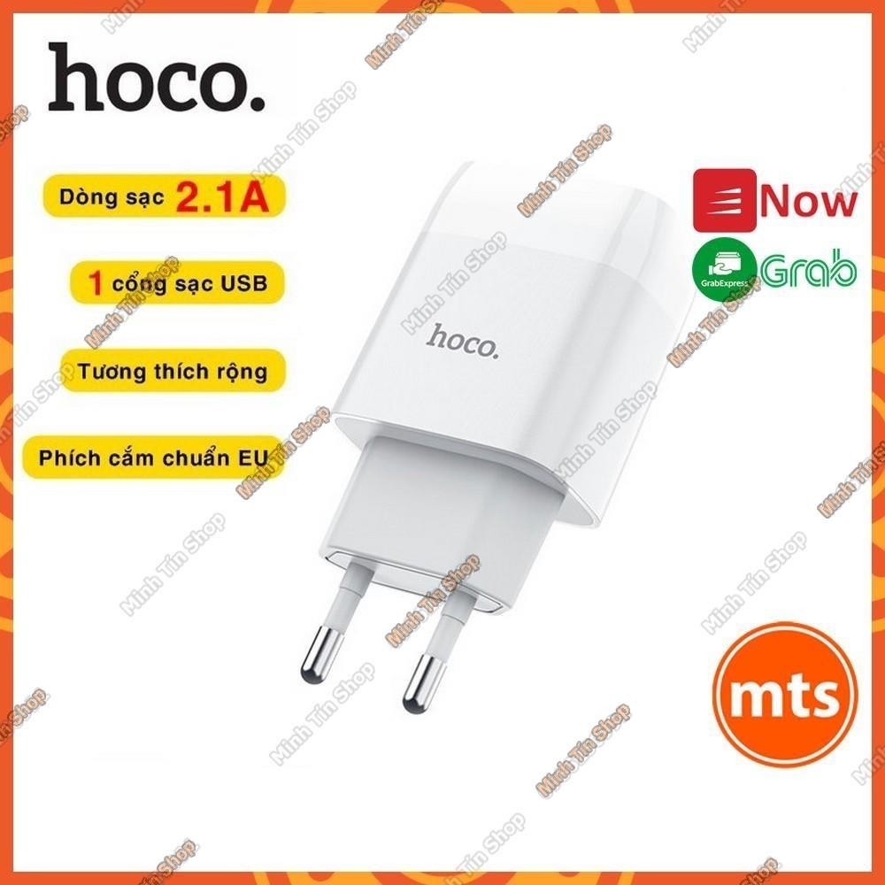 Củ cốc sạc Hoco C72A đầu ra 2.1A 1 cổng USB cao cấp chính hãng - Minh ...