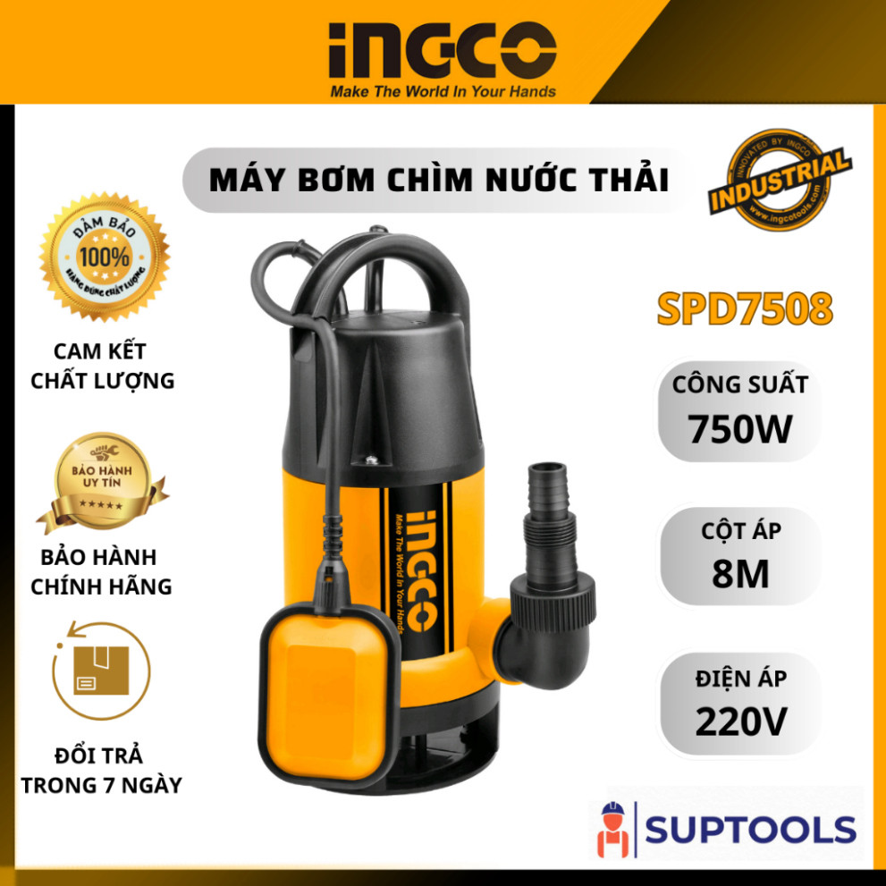 Máy bơm chìm nước thải 750W INGCO SPD7508 (Hàng Chính Hãng) | Shopee ...