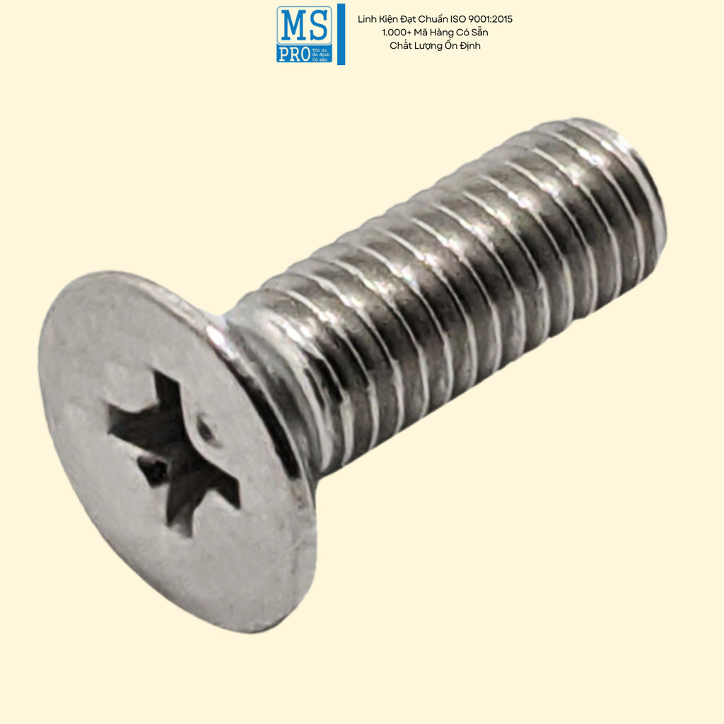 Bulong Pake Đầu Bằng Inox 304 MS PRO M3 M3.5 M4 | Shopee Việt Nam