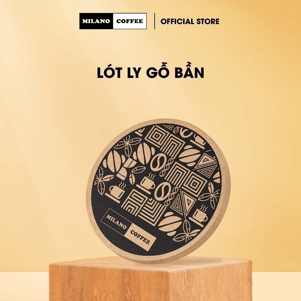 [Hàng tặng không bán] Lót ly MILANO COFFEE | Shopee Việt Nam