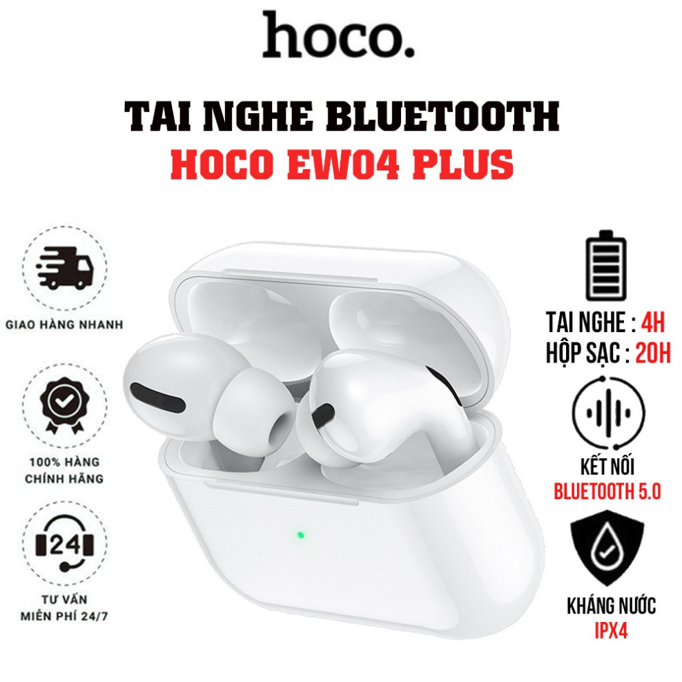 Tai nghe bluetooth không dây Hoco EW04 PLUS hỗ trợ đàm thoại, cảm ứng ...