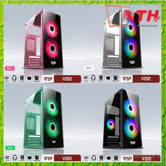 Case VSP V212 ( chuẩn mATX) - Hai Mặt Kính Cường Lực | Shopee Việt Nam