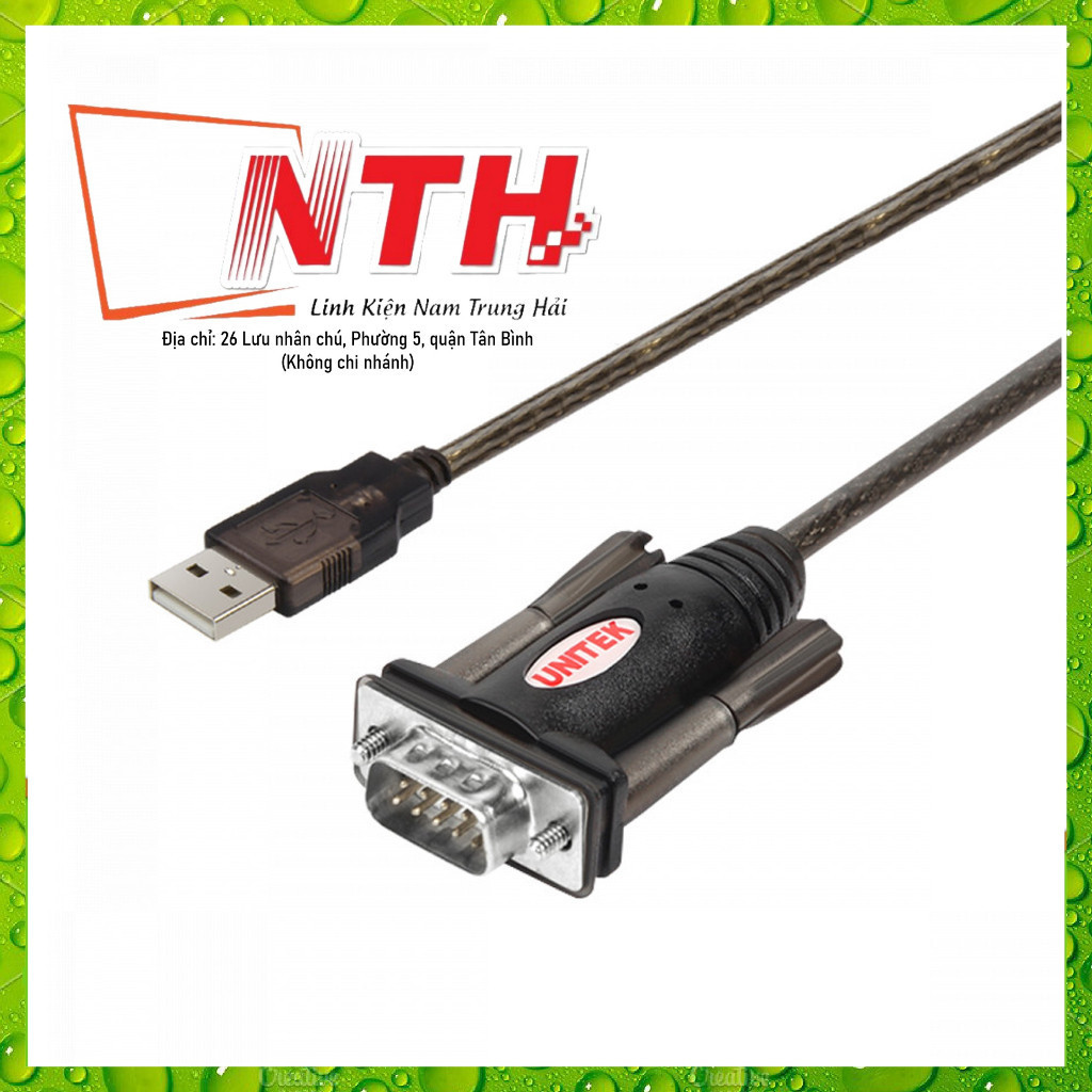 Cáp USB to Com (USB to RS232) Unitek Y-105 | Shopee Việt Nam