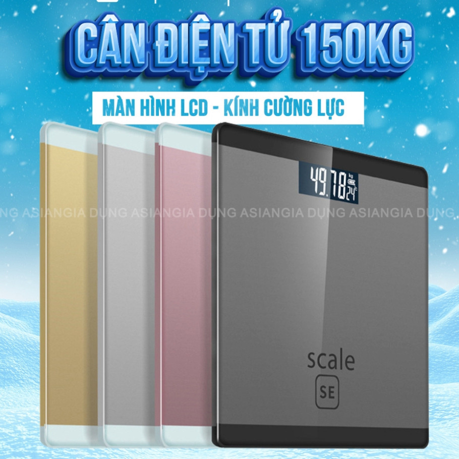 Cân sức khỏe điện tử chính hãng iScale SE 150kg màn hình LCD rõ nét ...