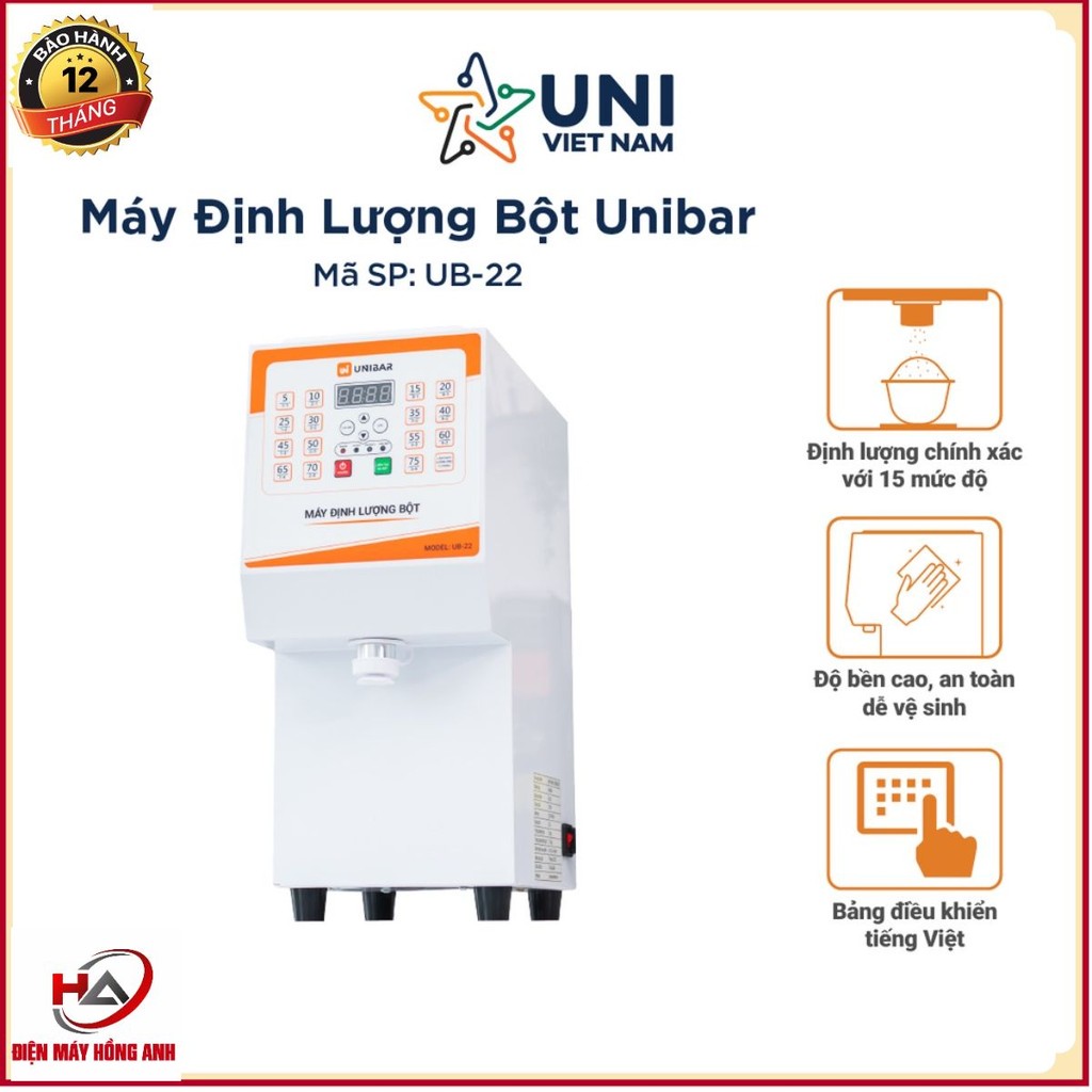 MÁY ĐỊNH LƯỢNG BỘT UNIBAR UB-22 bảo hành 12 tháng | Shopee Việt Nam