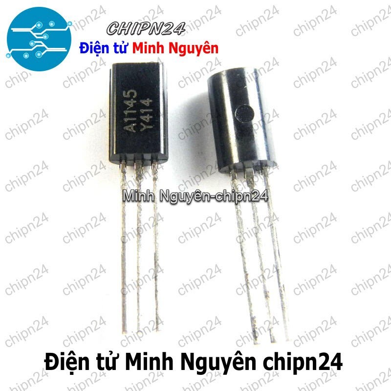 [4 con] (KT1) Transistor A1145 TO-92L PNP 50mA 150V (2SA1145-Y 1145 ...