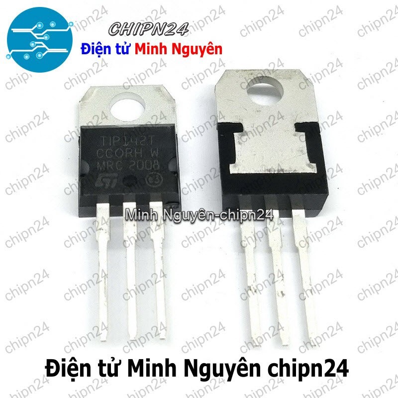 [3 con] (KT1) Transistor TIP142 TO-220 NPN 10A 100V (TIP142T TIP 142 ...