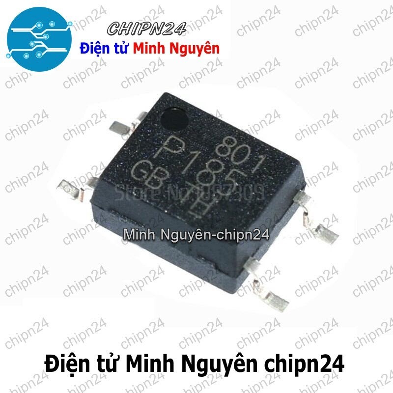 [3 con] (SOP) Opto Dán TLP185 SOP-4 Đen (SMD) (TLP185GB P185 Opto Trans ...