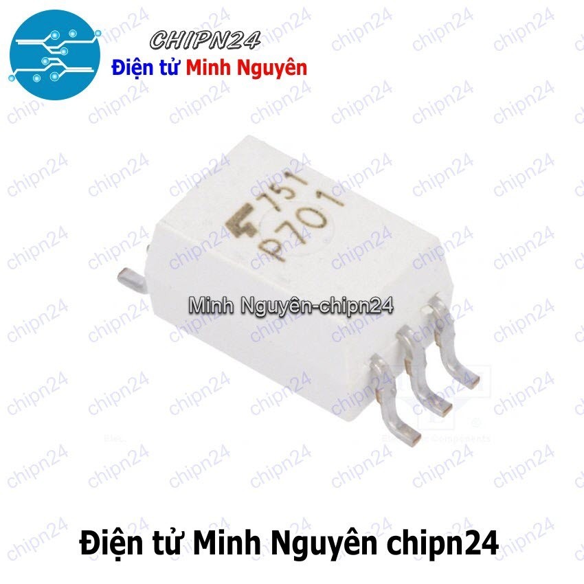 [1 con] (SOP) Opto Dán TLP701 SOP-6 Trắng (SMD) (P701) (IC Cách ly quang Opto) | Shopee Việt Nam