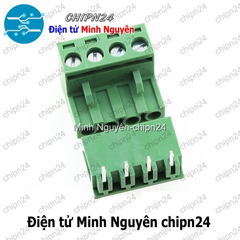 [2 CÁI] (F57) Domino 2EDG5.08 Cong 4P (Terminal, Cầu đấu dây cọc nguồn 5.08 5.08mm) | Shopee ...