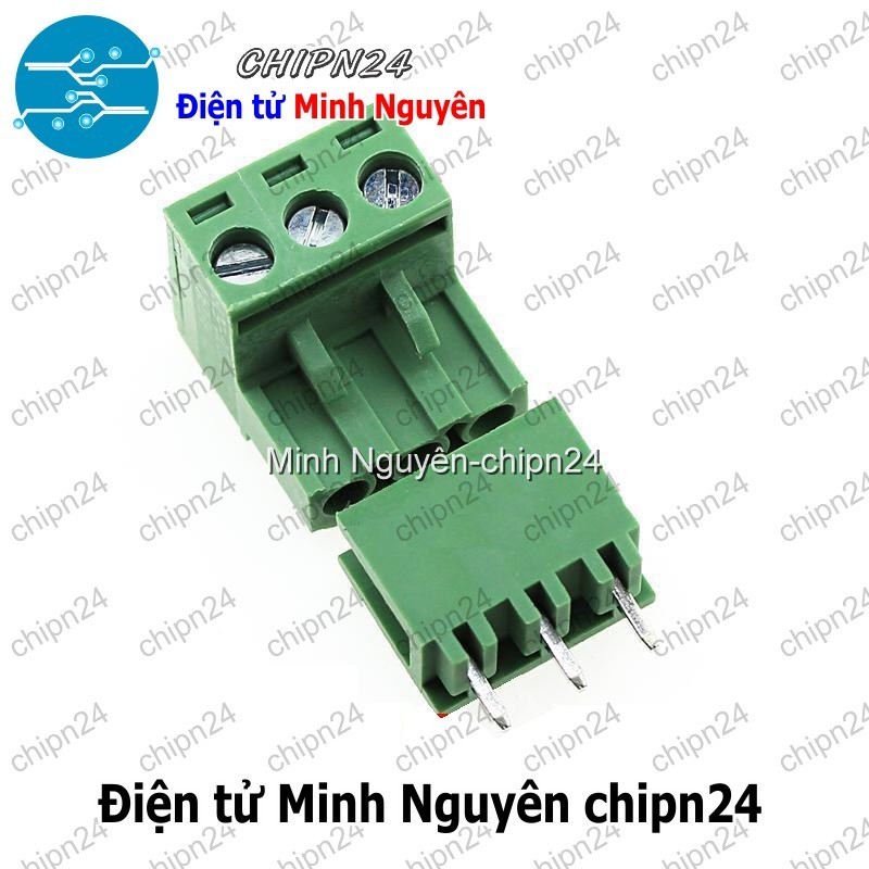 [3 Bộ] (F214) Domino 2EDG5.08 Thẳng 3P (Terminal, Cầu đấu dây cọc nguồn 5.08 5.08mm) | Shopee ...
