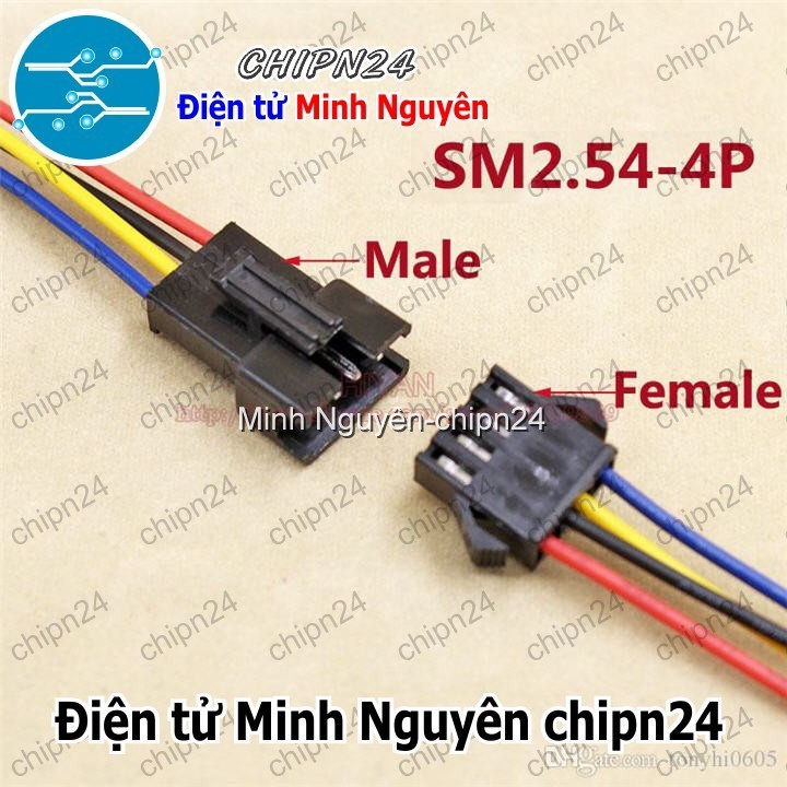 [1 CẶP] (D102) Dây khớp nối SM 2.54mm 4P 20CM | Shopee Việt Nam