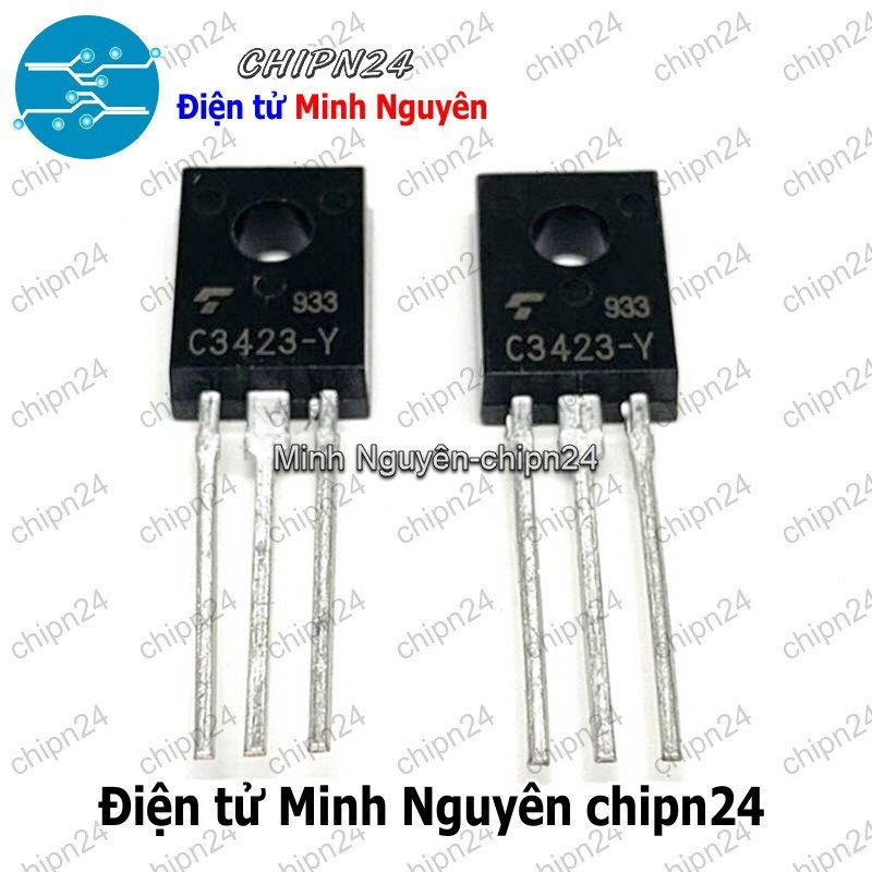 [2 con] (KT1) Transistor C3423 TO-126 NPN 50mA 150V (1.2W 200MHz ...