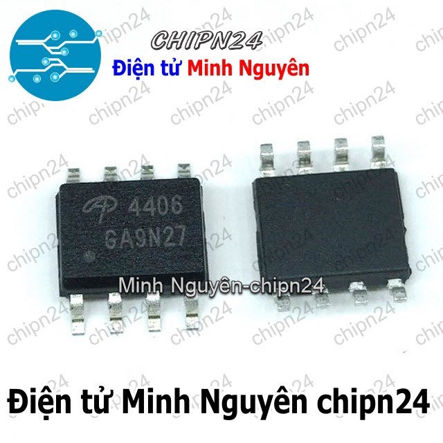 [2 CON] (SOP) Mosfet Dán AO4406 SOP-8 12A 30V Kênh N (SMD Dán) (4406) | Shopee Việt Nam