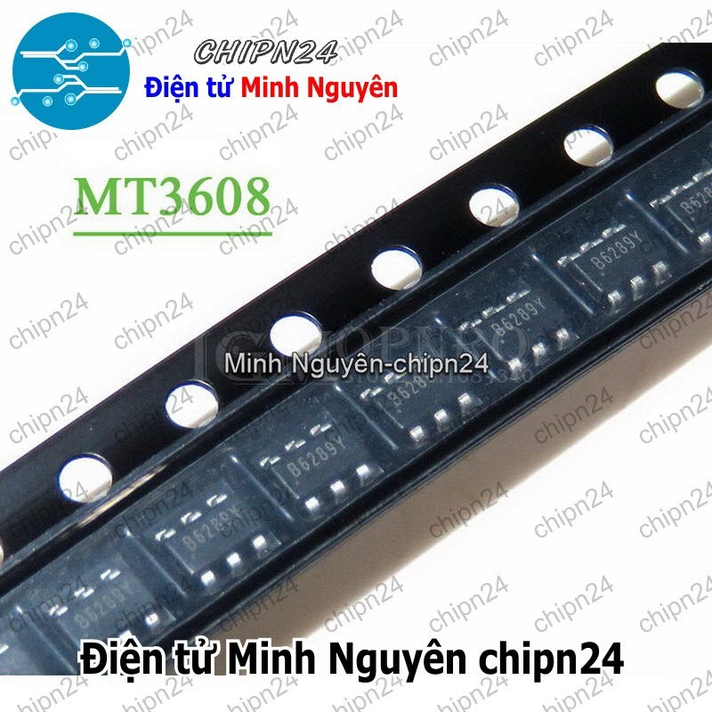 [2 con] (SOP) IC Dán MT3608 SOT23-6 (SMD) (B628 5V 1.2A) | Shopee Việt Nam