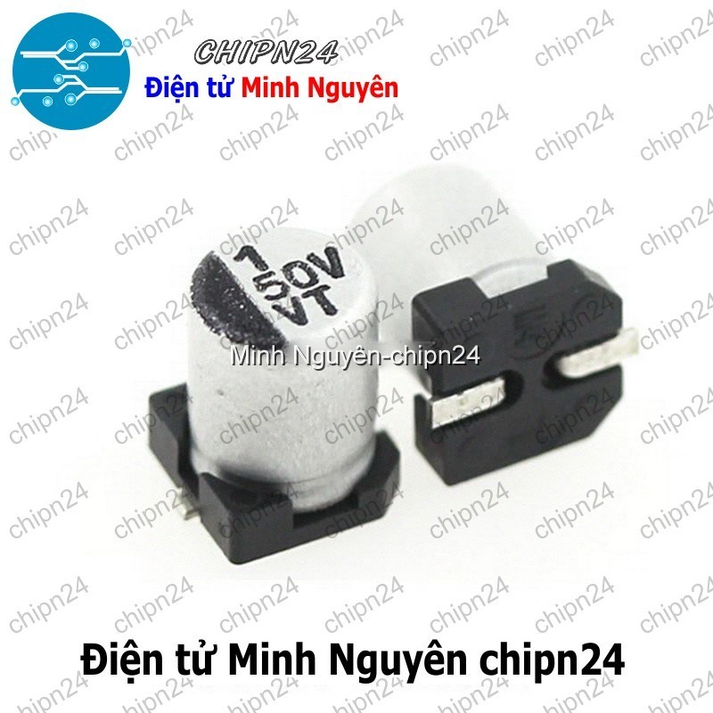 [10 con] (K299) Tụ nhôm 1uF 50V 4x5.4mm (SMD Dán) | Shopee Việt Nam