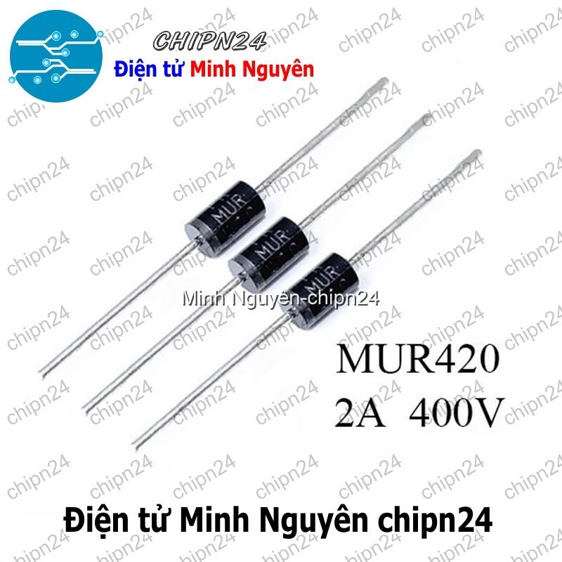 [2 CON] (DIP) Diode MUR420 4A 200V (MUR 420) [Diode Schottky] | Shopee ...