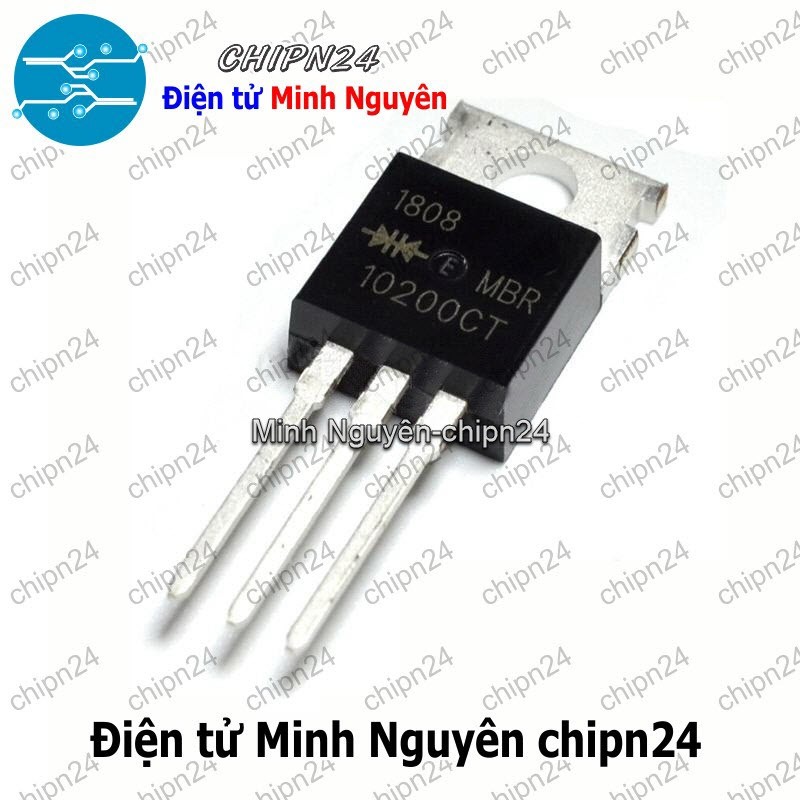 [2 con] (DIP) Diode MBR10200CT TO-220 10A 200V (MBR10200 MBR 10200 ...