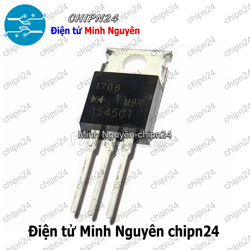 (DIP) Diode MBR1545CT TO-220 15A 45V (MBR1545 1545) [Diode Schottky ...