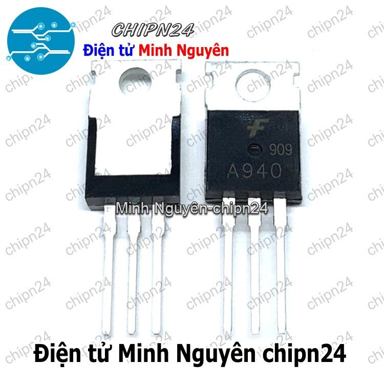 [2 con] (KT1) Transistor A940 TO-220 PNP 1.5A 150V (2SA940 940 ...