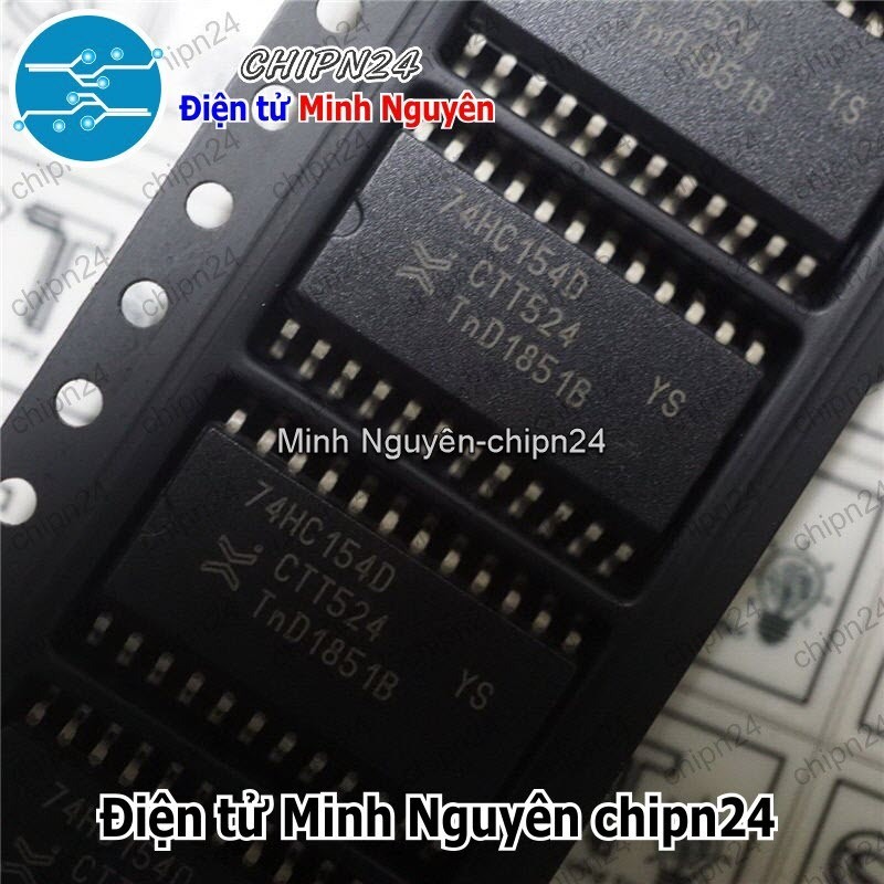 (SOP) IC Dán 74154 74HC154 SOP-24 (SMD) (74HC154D) (IC 4-to16 bộ giải ...