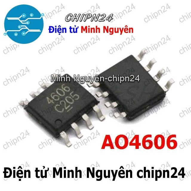 [3 con] (SOP) Mosfet Dán AO4606 SOP-8 Hàng Tốt 6A 30V (2 Kênh N) (SMD) (4606) | Shopee Việt Nam