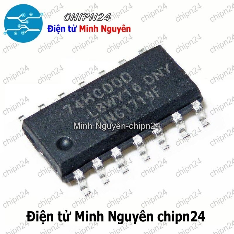 [2 CON] (SOP) IC Dán 74HC00 SOP-14 (SMD) (74HC00D SN74HC00DR 7400) | Shopee Việt Nam