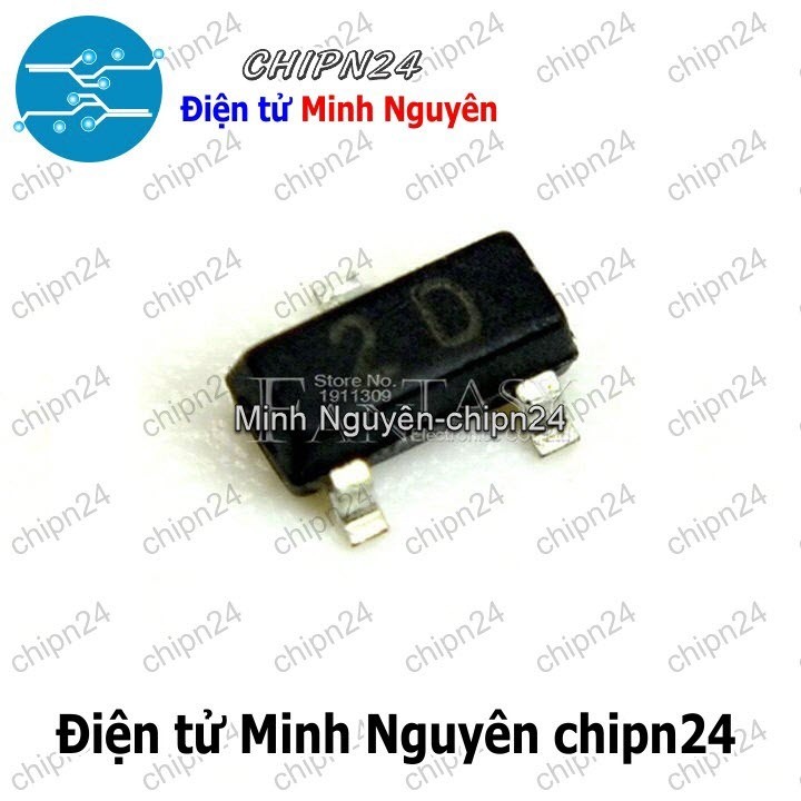 [10 CON] (KX) Transistor Dán A92 (2D) SOT-23 PNP 500mA 300V (SMD Dán ...