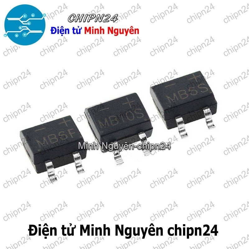 [10 con] (K460) Cầu Diode Dán MB6F SOP-4 0.8A 600V (SMD) | Shopee Việt Nam