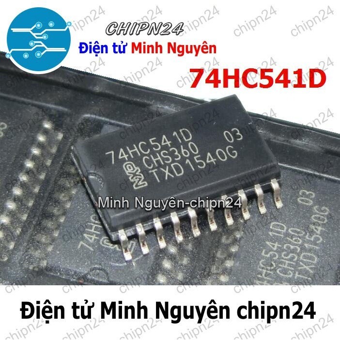 [2 con] (SOP) IC Dán 74541 74HC541 SOP-20 Hàng Tốt (SMD) (74HC541D) (IC Đầu ra 3 trạng thái bộ ...