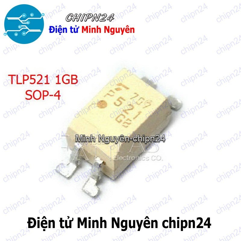 [5 con] (SOP) Opto Dán TLP521 1GB SOP-4 (SMD) (IC cách ly quang Opto) | Shopee Việt Nam