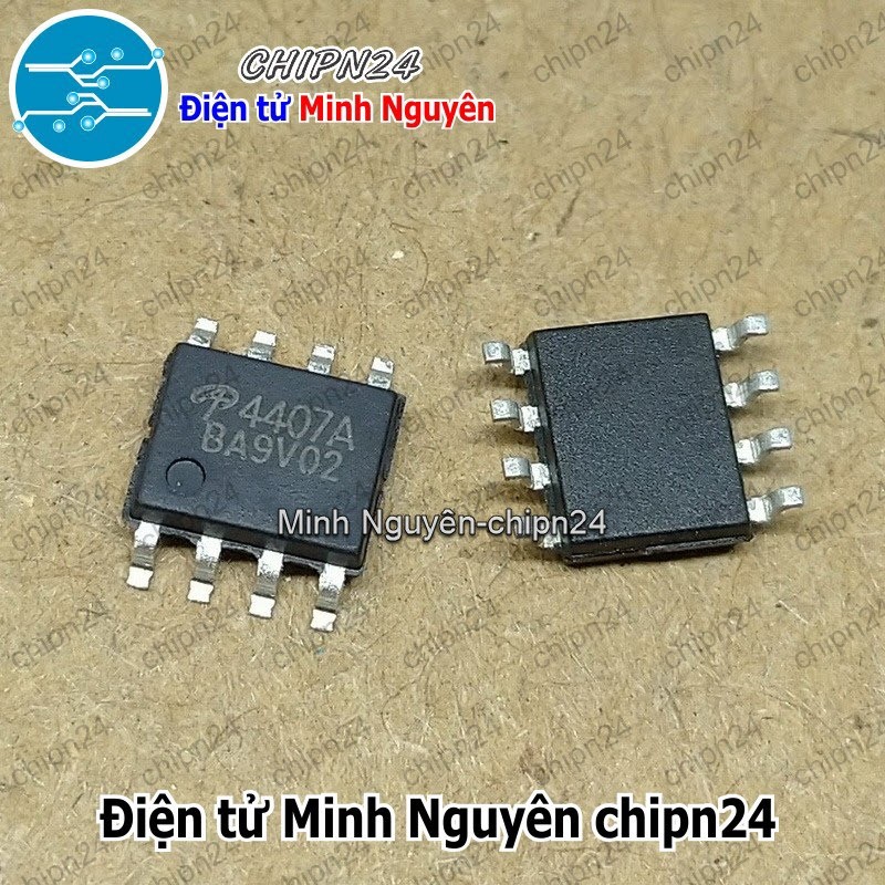 [2 CON] (SOP) Mosfet Dán AO4407 SOP-8 12A 30V Kênh P (SMD Dán) (4407) | Shopee Việt Nam