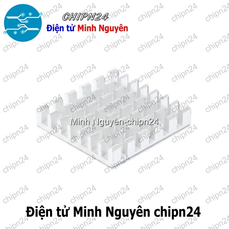 [2 cái] (F295) Tản nhiệt TN18 25x25x5MM Trắng | Shopee Việt Nam