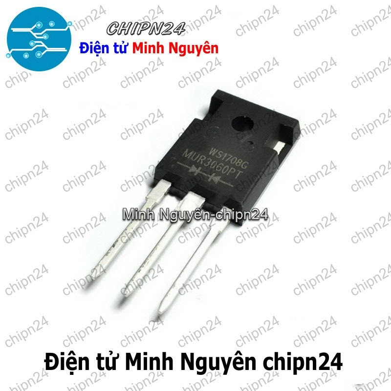 [1 con] (DIP) Diode MUR3060 TO-247 30A 600V (MUR3060PT 3060) [Diode Schottky] | Shopee Việt Nam