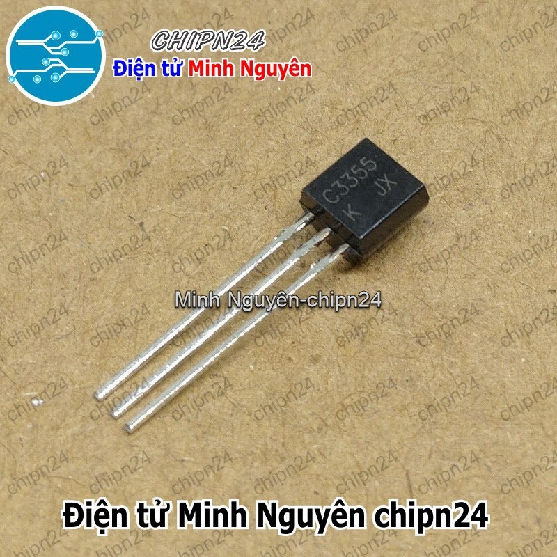 [10 CON] (KT1) Transistor C3355 TO-92 NPN 0.1A 20V (Transistor RF ...