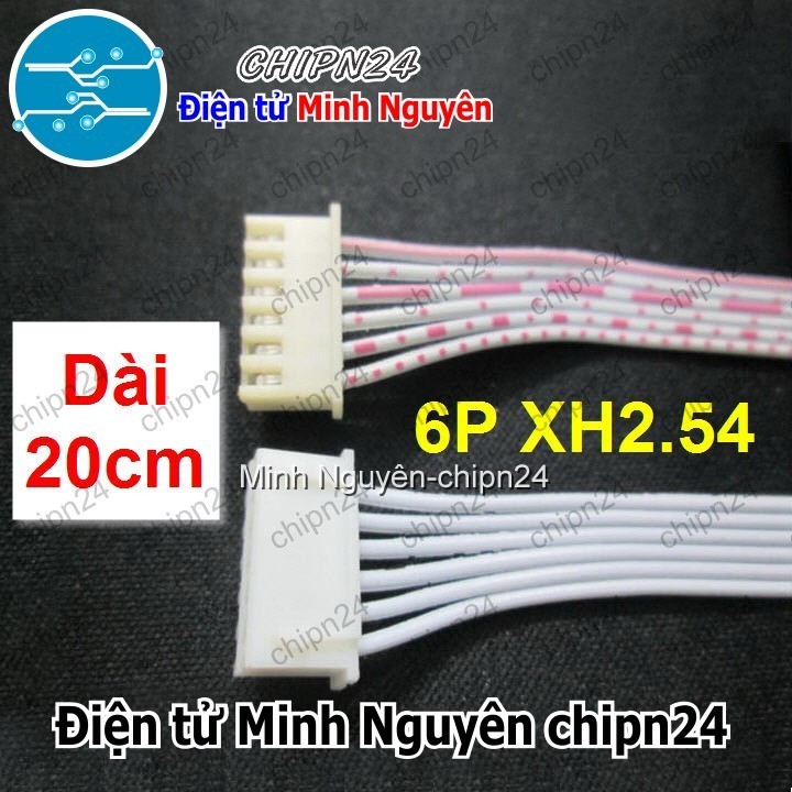 [2 SỢI] (D133) Dây bẹ 6p 20cm XH2.54mm (Dây bus, Dây cáp) | Shopee Việt Nam
