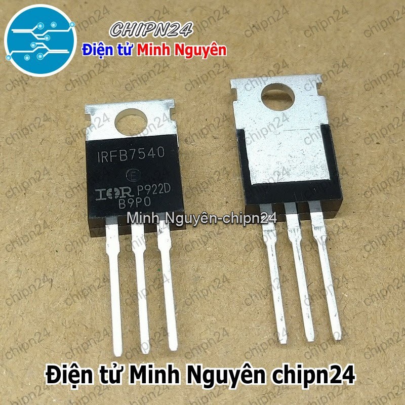 [1 con] (KT1) Mosfet IRFB7540 TO-220 110A 60V Kênh N (IRFB7540PBF ...