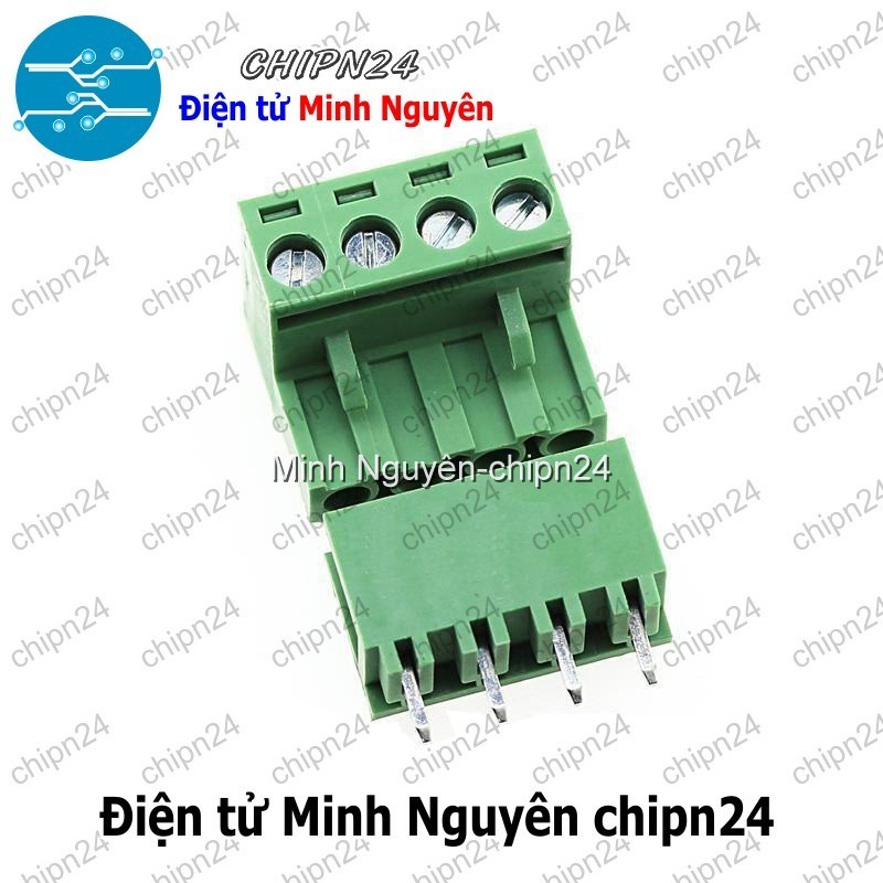 [2 Bộ] (F214) Domino 2EDG5.08 Thẳng 4P (Terminal, Cầu đấu dây cọc nguồn 5.08 5.08mm) | Shopee ...