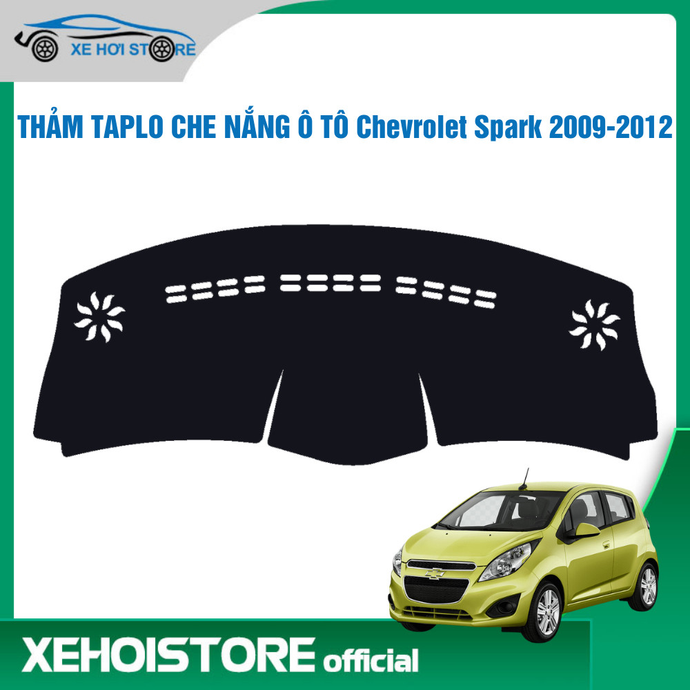 Thảm Taplo che nắng ô tô Chevrolet Spark từ năm 2009 đến 2019 chất liệu ...