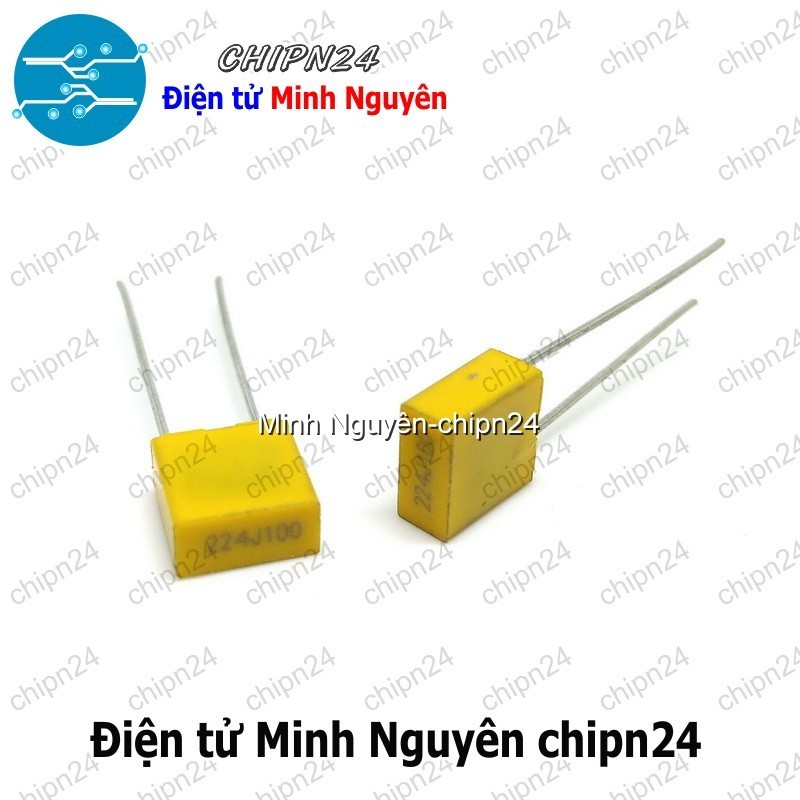 10 Con K270 Tụ Kẹo Vàng 224j 100v 5mm 224 220nf 022uf Shopee 4875