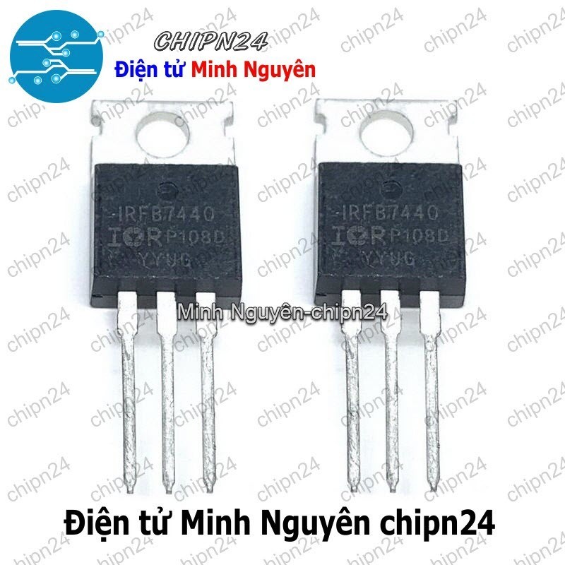 [1 con] (KT1) Mosfet IRFB7440 TO-220 120A 40V Kênh N (IRFB 7440 ...