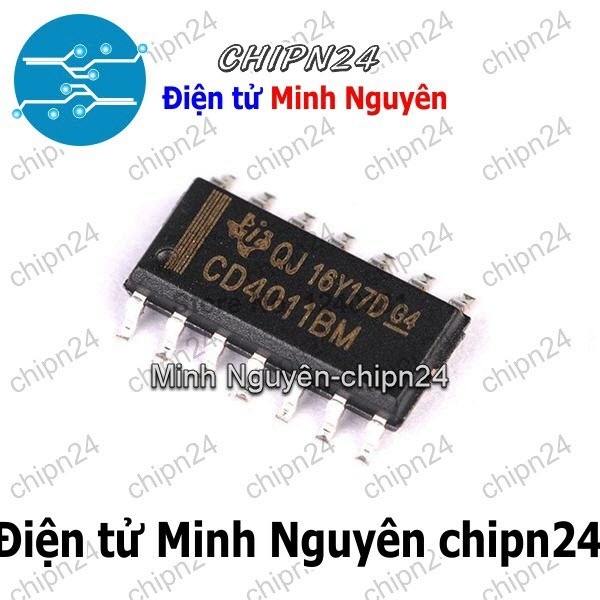 [3 con] (SOP) IC Dán CD4011 SOP-14 (SMD) (CD4011BM 4011) | Shopee Việt Nam